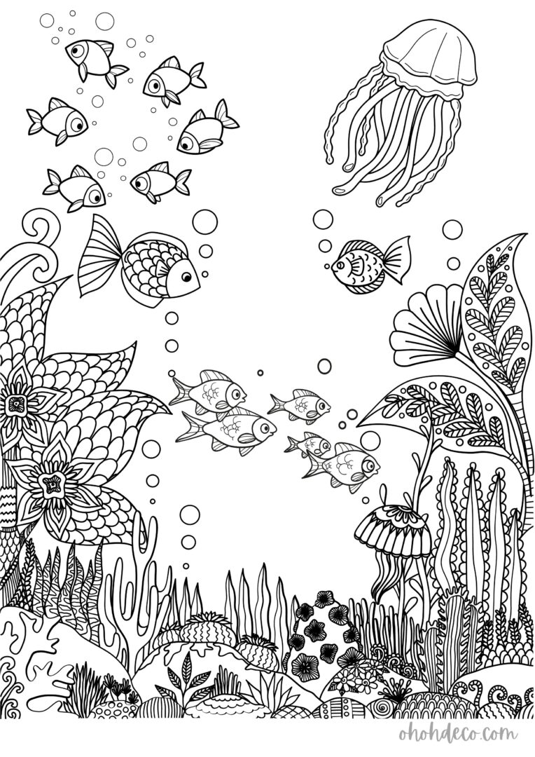 Unconventional Beach Coloring Pages You Need to Sea