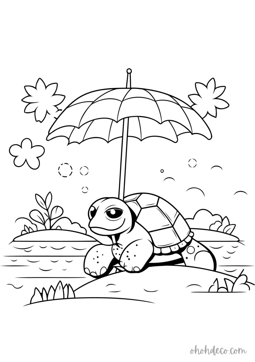 Unconventional Beach Coloring Pages You Need to Sea