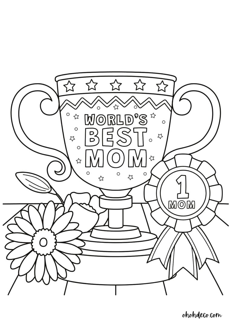 Top 30 Free Mother's Day Coloring Pages to Make Her Day Extra Special