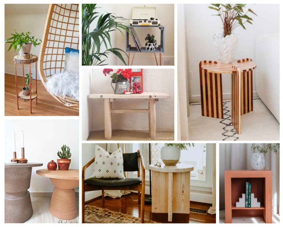31 DIY Side Table Ideas That Will Transform Your Living Space