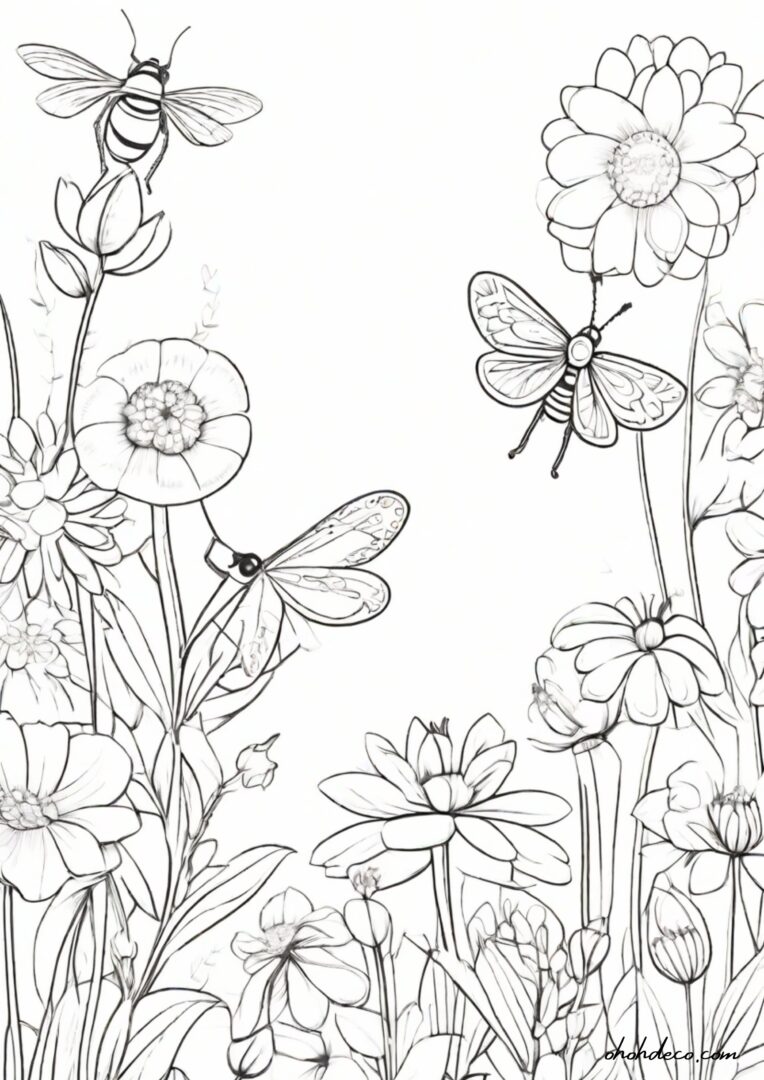 Unlock Your Creativity with These Enchanting Flower Coloring Pages