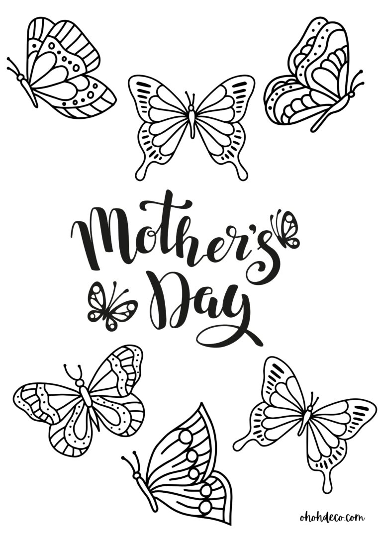 Top 30 Free Mother's Day Coloring Pages to Make Her Day Extra Special