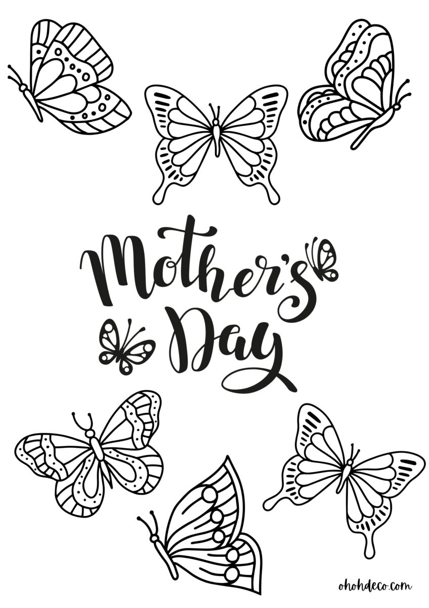 Top 30 Free Mother's Day Coloring Pages to Make Her Day Extra Special