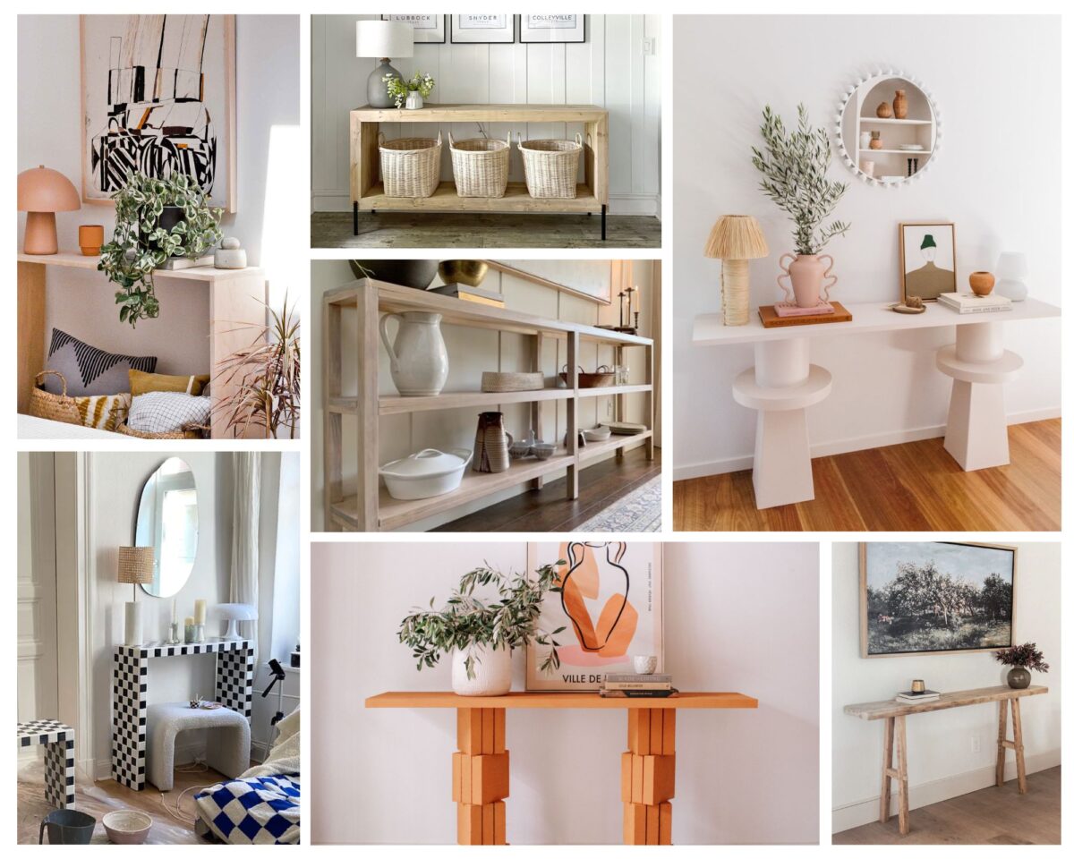 37 Unique DIY Console Table Ideas to Transform Your Space