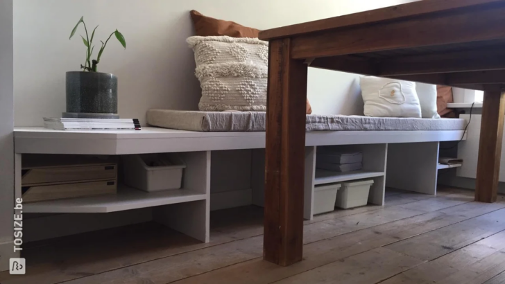 Bench with Storage DIY: 31 Ideas to Organize your Home
