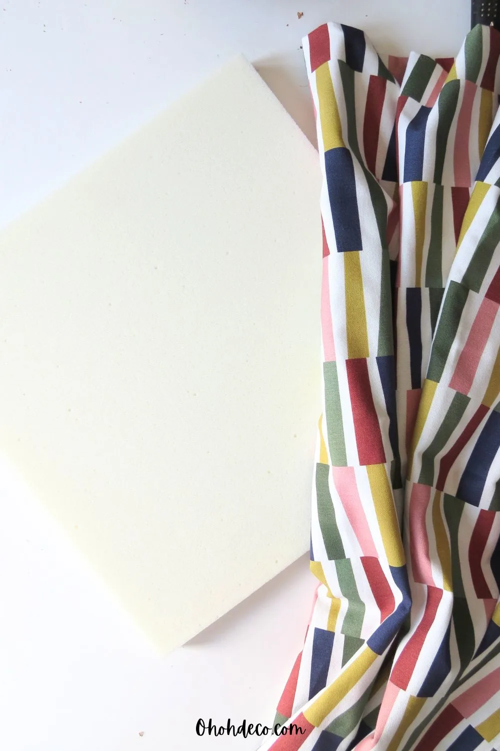 How to Reupholster a Chair Seat with Foam