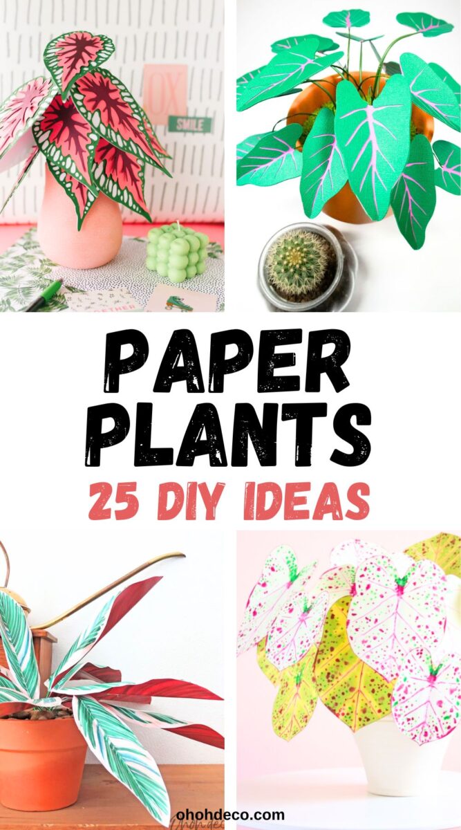 25 DIY Ideas for Making Paper Plants That Look Real