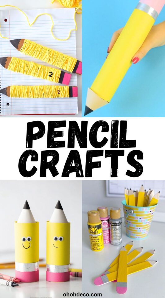 32 Creative Pencil Craft Ideas to Make Back to School Fun and Exciting
