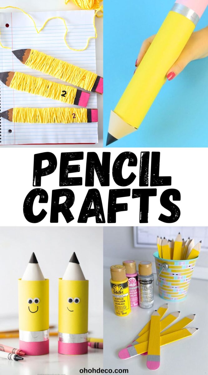 32 Creative Pencil Craft Ideas to Make Back to School Fun and Exciting