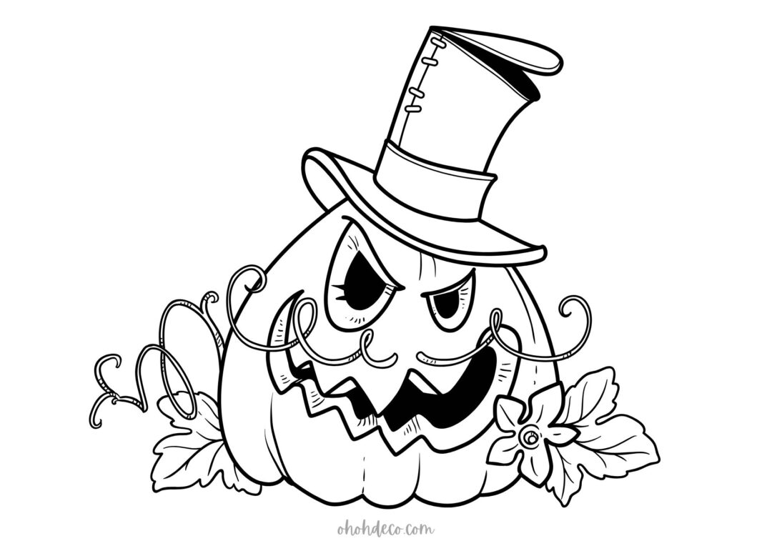 The Ultimate Collection of Free Pumpkin Coloring Pages