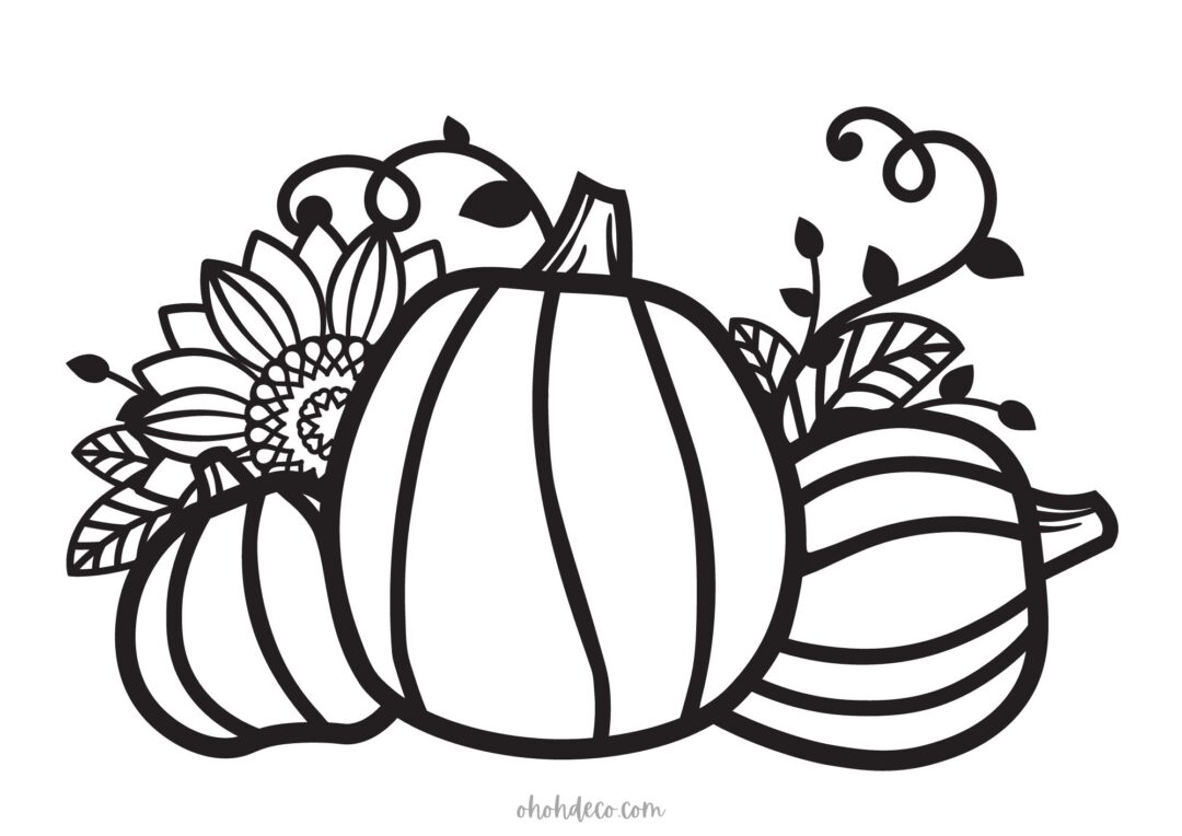 The Ultimate Collection of Free Pumpkin Coloring Pages