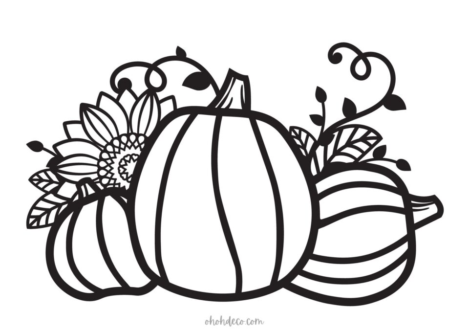 The Ultimate Collection of Free Pumpkin Coloring Pages