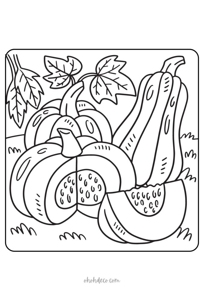 Fun and Festive Free Printable September Coloring Pages