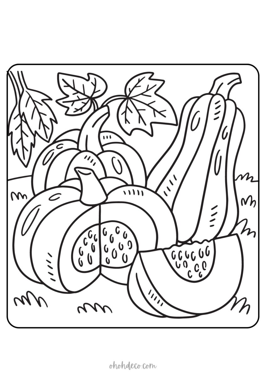 Fun and Festive Free Printable September Coloring Pages