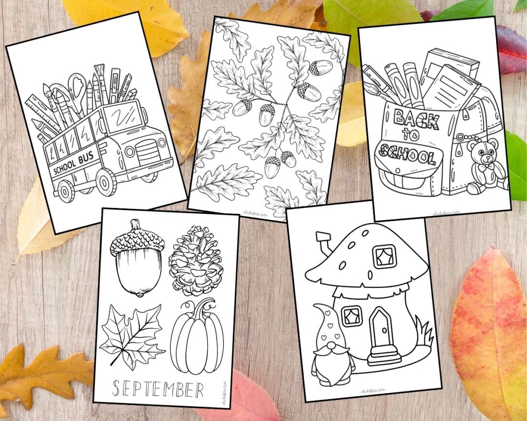 Fun and Festive Free Printable September Coloring Pages