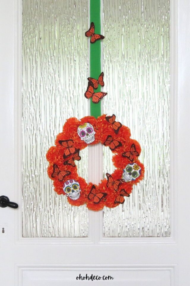 How to make a Day of the Dead Wreath
