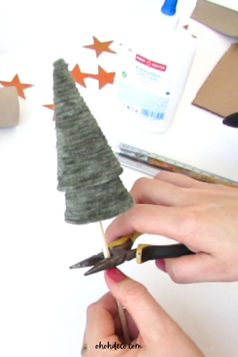 How to craft DIY Mini Christmas Tree