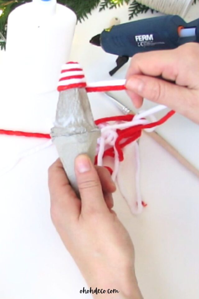 From Trash to Treasure: Egg Carton Christmas Decorations