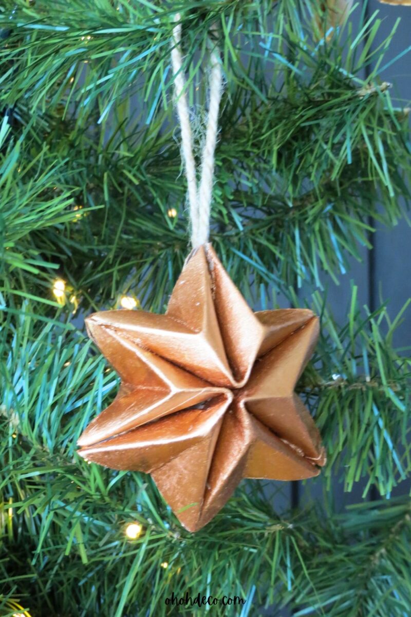 Easy to make Star Christmas Craft