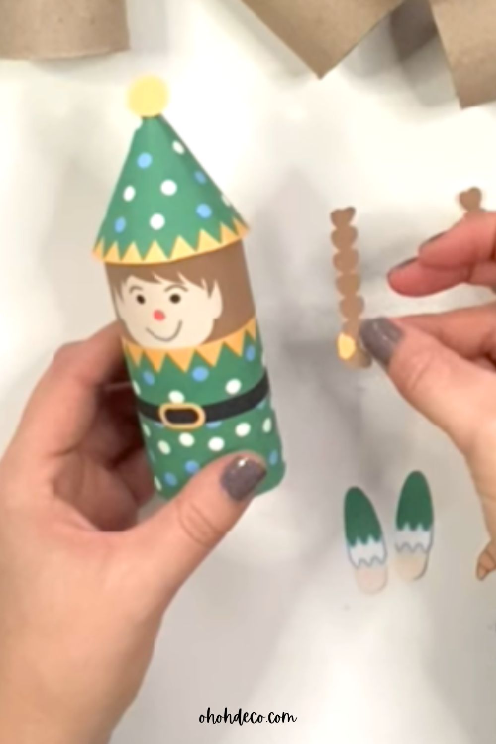 Toilet Paper Roll Santa Craft: Easy Christmas DIY for Kids