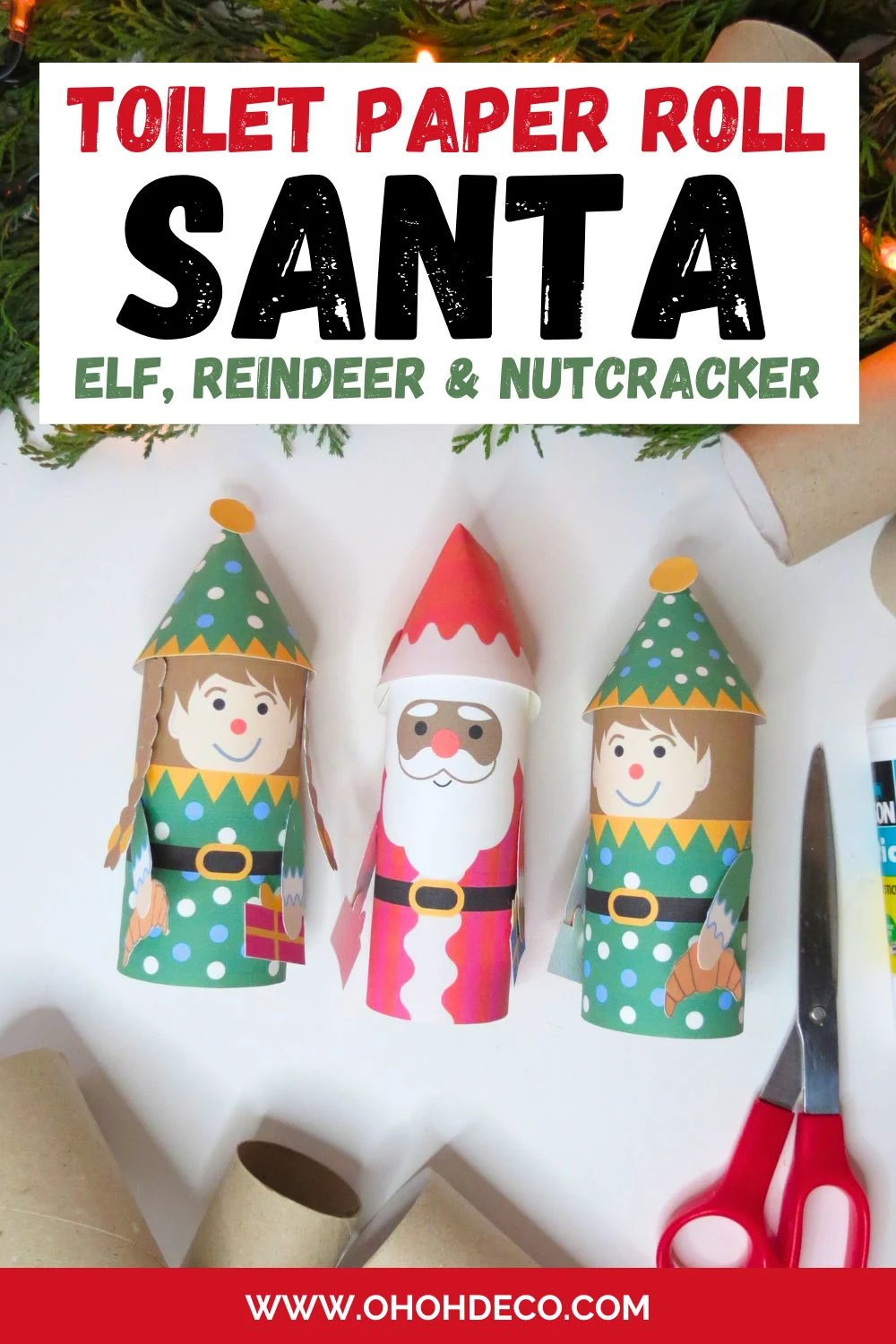 Toilet Paper Roll Santa Craft: Easy Christmas DIY for Kids