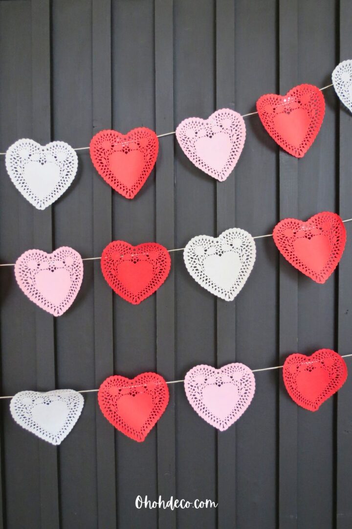 5 Easy Heart Crafts You Can Make in 5 Minutes with Paper Doilies